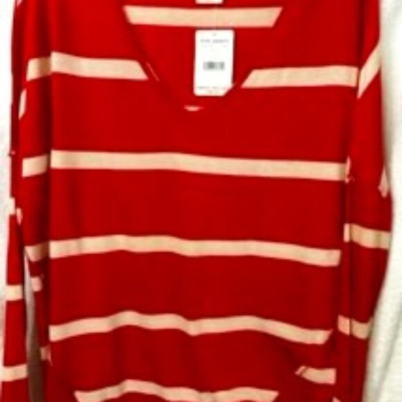 We The Free | Tops | We The Free Wide Red Stripe Tunic With Cream ...